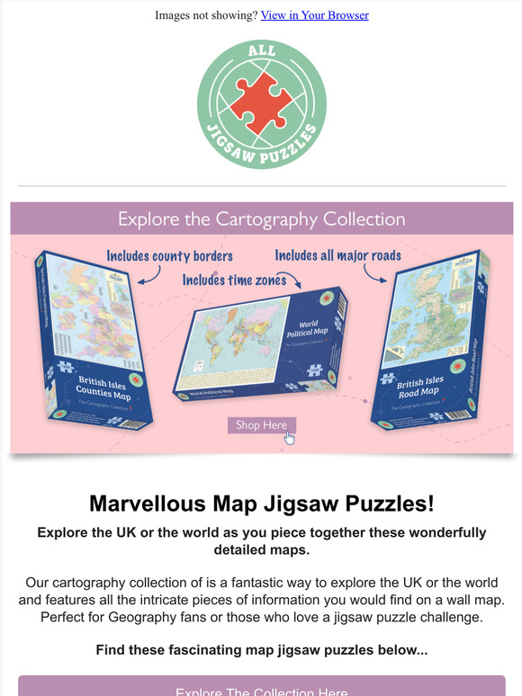 All Jigsaw Puzzles: Explore the Cartography Collection! | Milled
