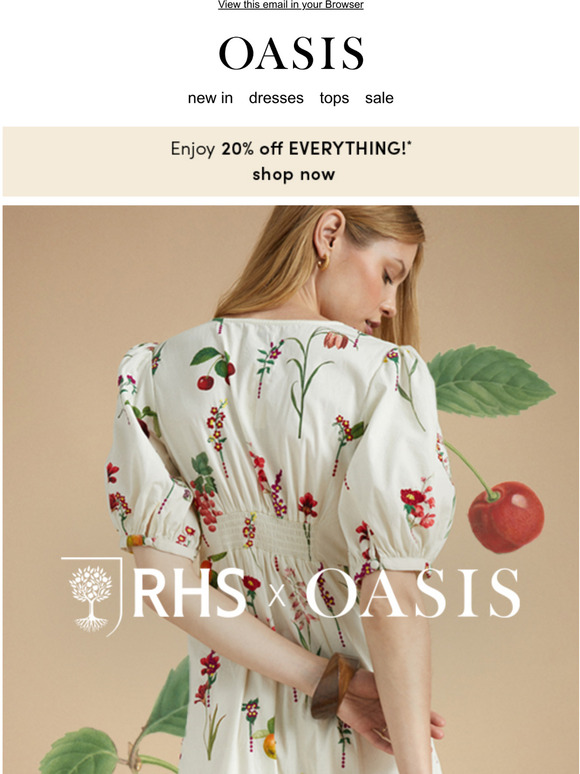 Oasis: EARLY ACCESS: RHS x Oasis | Milled