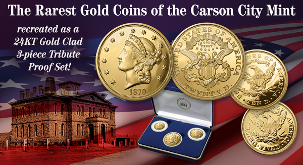 National Collector's Mint: Free Shipping! ★3-piece Carson City Tribute ...