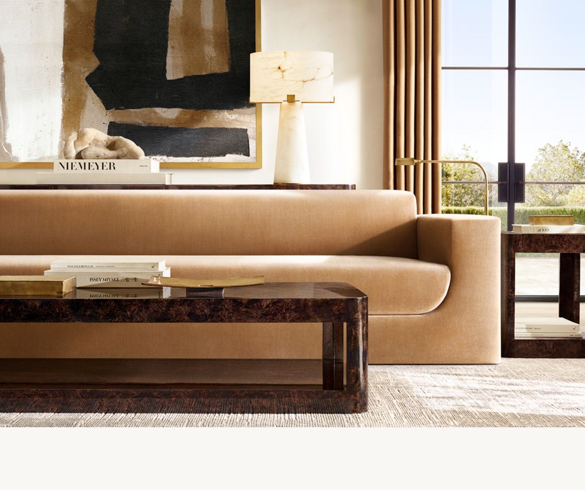 Restoration Hardware: Introducing Bardot Burl from RH Contemporary | Milled