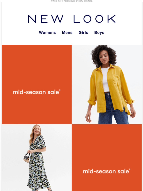 New Look Email Newsletters: Shop Sales, Discounts, and Coupon Codes