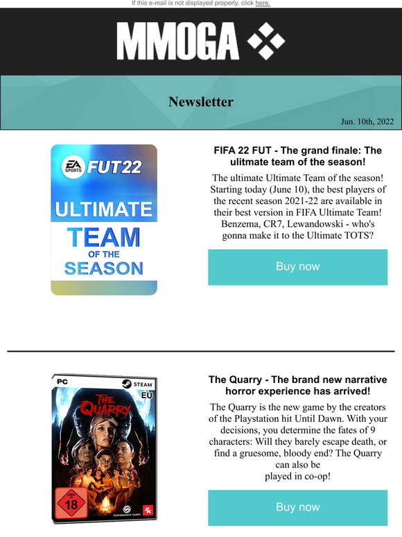 MMOGA: MMOGA - FIFA 22 TOTS! The Quarry! Starship Troopers Terran ...