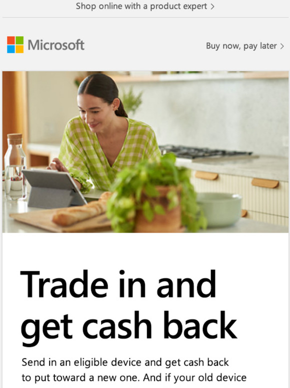Microsoft: Trade in and upgrade | Milled
