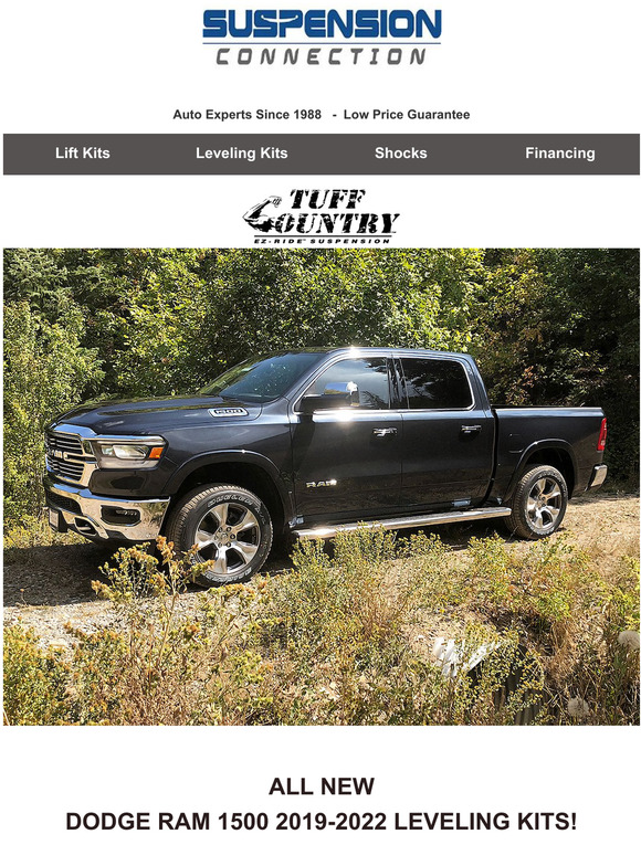 Suspension Connection: The new RAM 1500 2" Front Leveling Kit is here ...