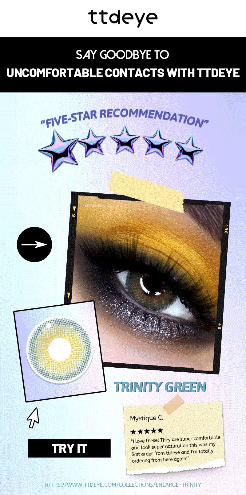 TTDEYE: Are You Worried About Dry Eyes Caused by Lenses？😟 | Milled