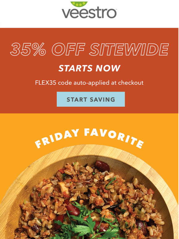 Veestro: 35% OFF + today's most-loved meal 😍 | Milled