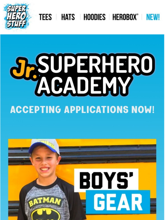 SuperHeroStuff: NEW ARRIVALS FOR YOUR JR SUPERHERO ARE HERE!!! | Milled