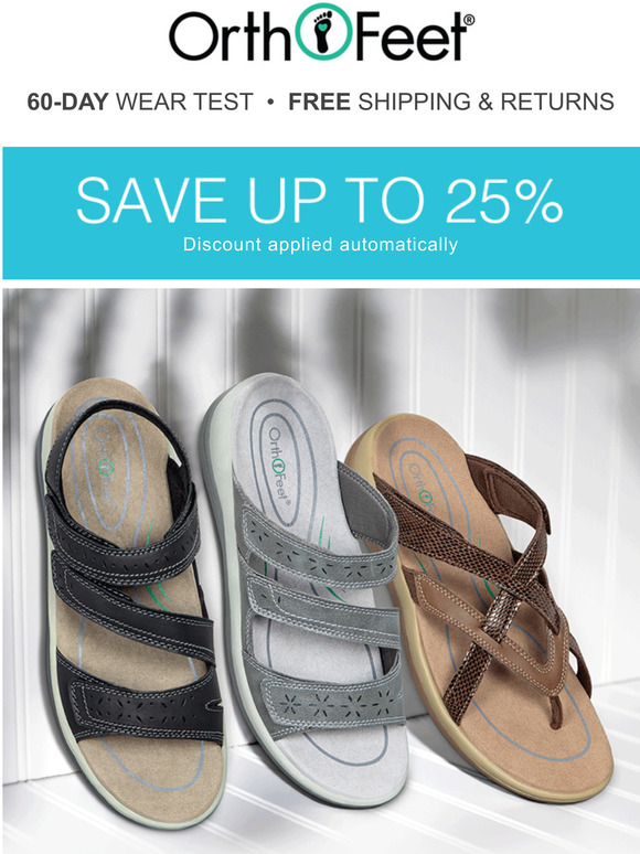 OrthoFeet Email Newsletters: Shop Sales, Discounts, and Coupon Codes