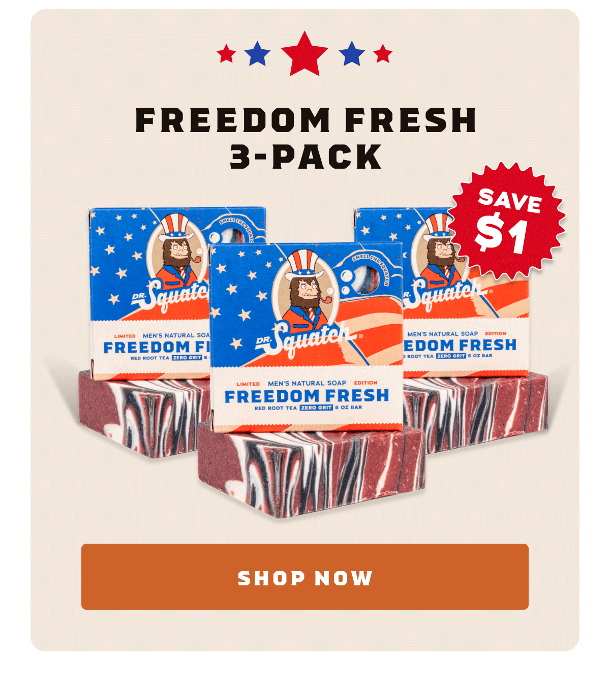 Dr. Squatch: Freedom Fresh is back! | Milled