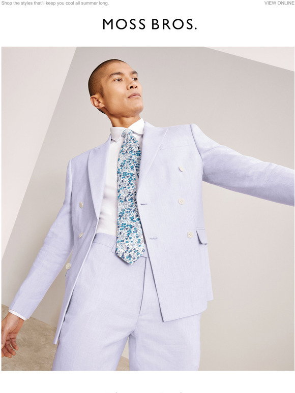 Moss Bros: 🔦 Spotlight on: linen suits | Milled