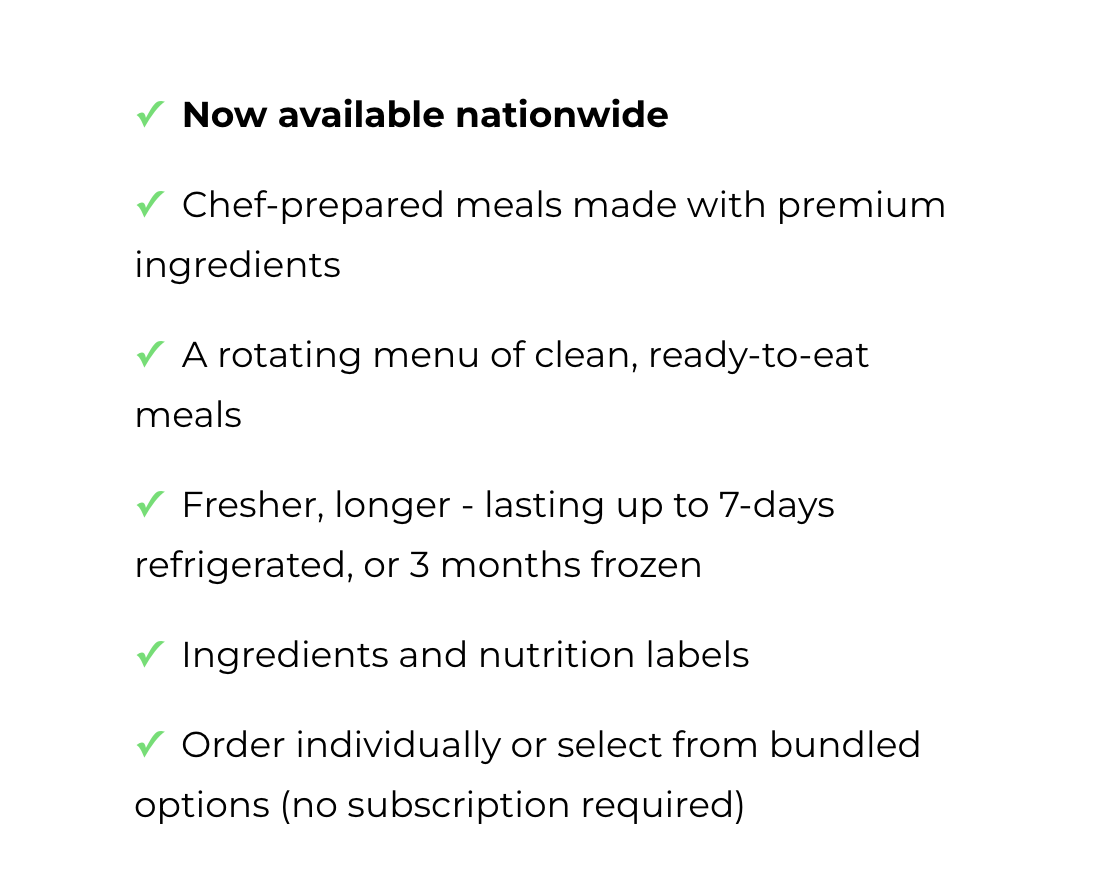 Model Meals: Our Newest National Menu is Here! | Milled