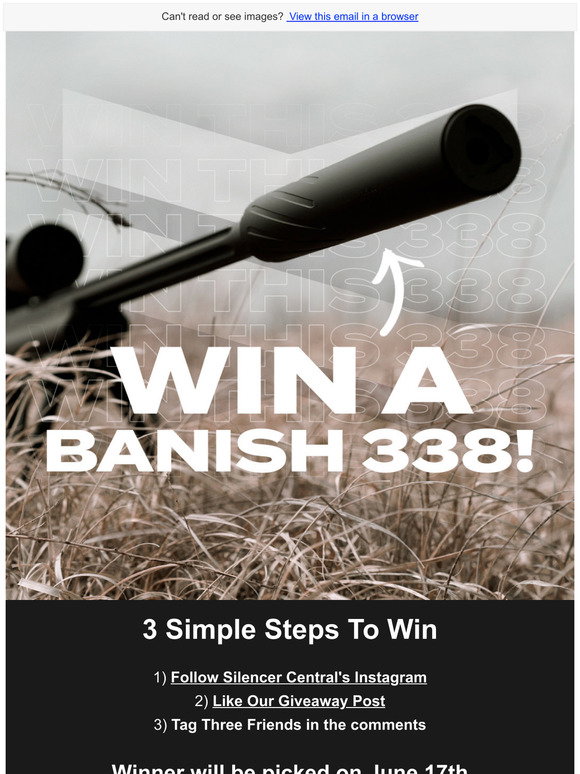 Silencer Central: 🔥 Your Chance To Win A Banish 338 | Milled