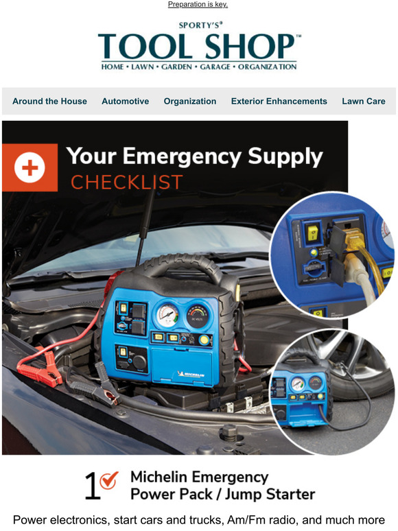 Sporty's Tool Shop: [Checklist] Hurricane Season Supplies | Milled