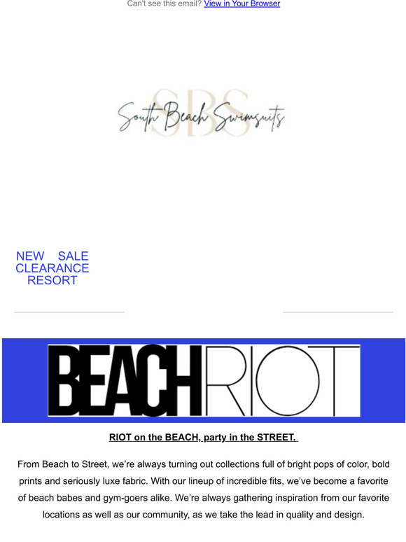 South Beach Swimsuits: Make a splash this summer in Beach Riot swimwear ...