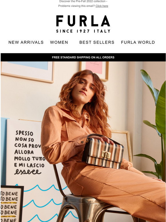 Furla: The new Furla 1927 mini is also striped | Milled