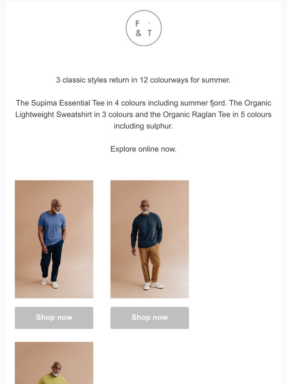 Form & Thread: Introducing: New Summer Tees | Milled