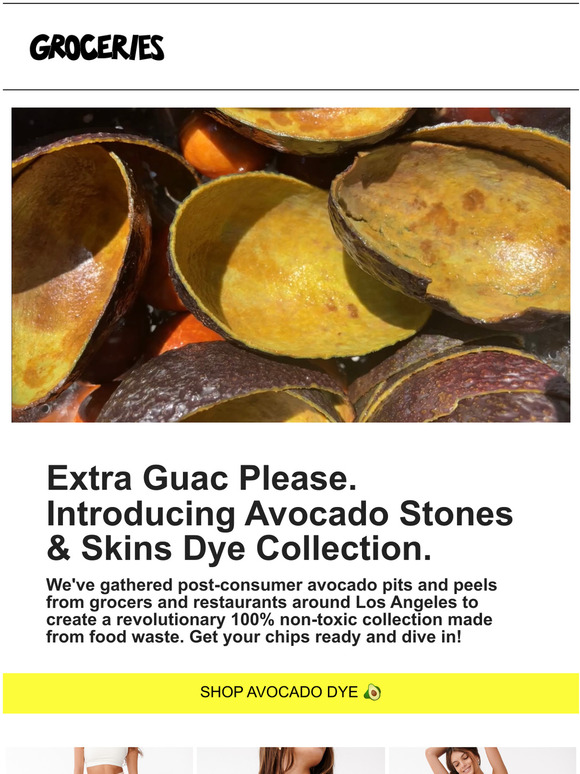 Groceries Apparel: Introducing Avocado Skins Dye 🥑 | Milled