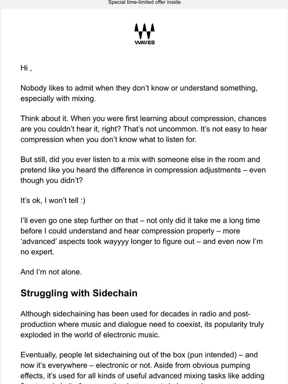 Waves: My confession about sidechain compression | Milled