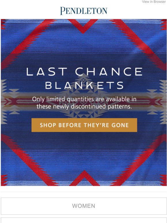 Pendleton Woolen Mills: These blanket patterns are being retired | Milled