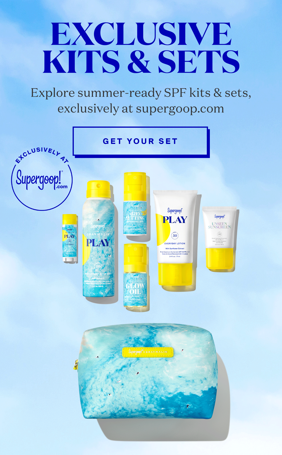 Supergoop: Exclusive kits & sets made for summer! | Milled