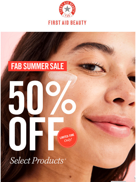 First Aid Beauty: Don't Miss The FAB Summer Sale 🌊 | Milled