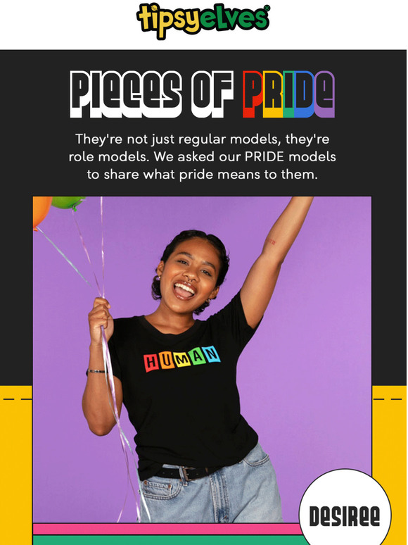 Tipsy Elves: our PRIDE models share their stories! | Milled