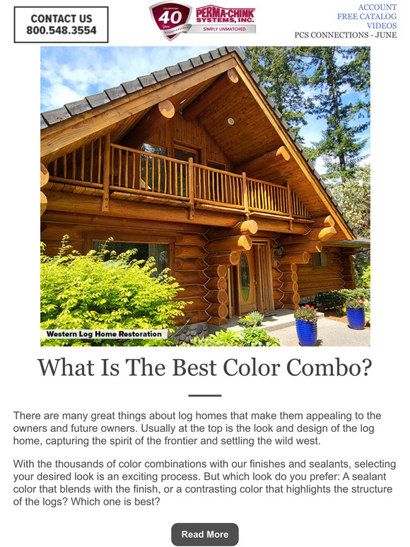 Perma-Chink Systems: Blend In or Stand Out - Thousands of Color Combos ...