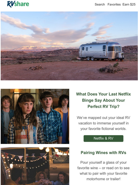 RVShare: What Does Your Last Netflix Binge Say About Your Perfect RV ...