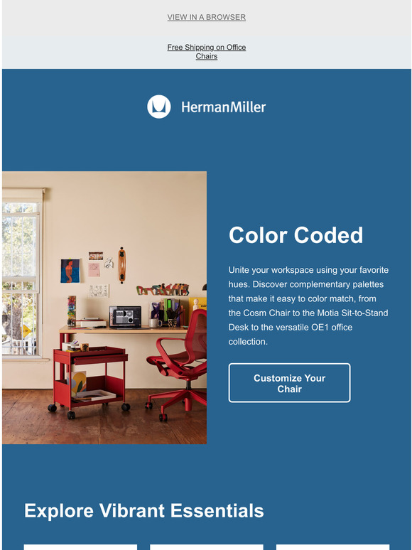 Herman Miller: Complete your office color scheme | Milled