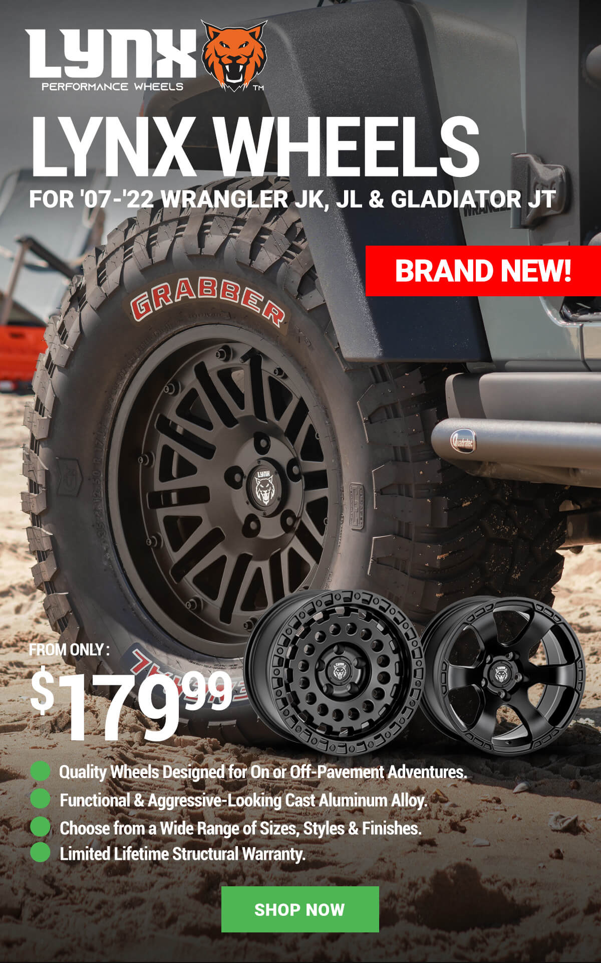 Quadratec: NEW Performance Wheels by Lynx! | Milled