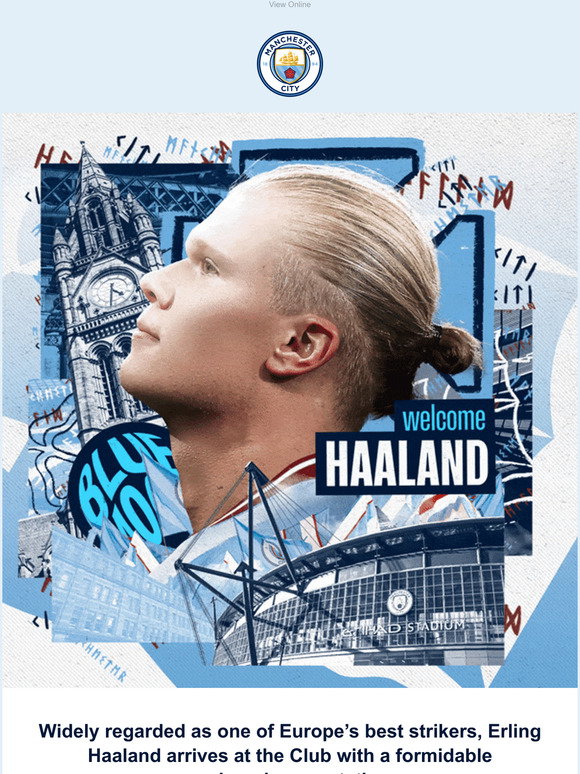 Manchester City: Welcome our new signing, Erling Haaland! | Milled