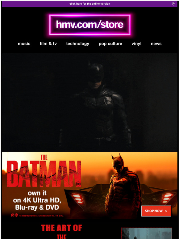 HMV: THE BATMAN IS OUT NOW!!! | Milled