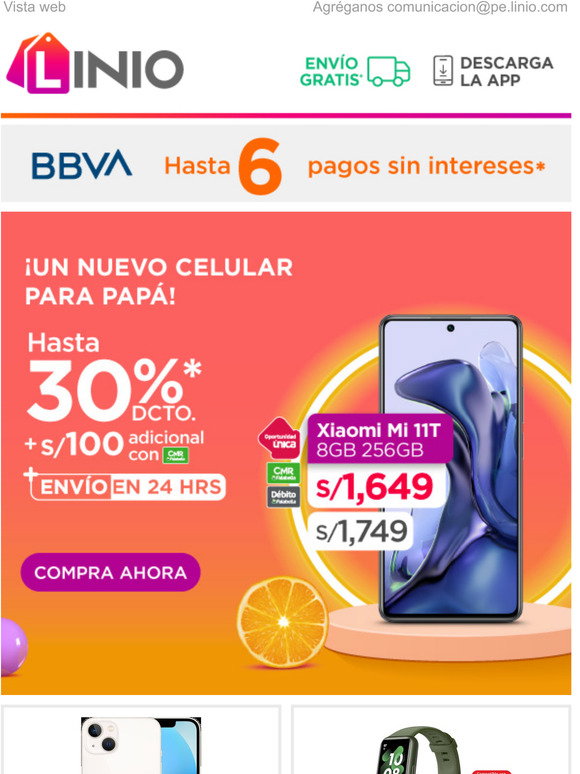 Linio: ¡Sorprende a papá con su nuevo celular! | Milled