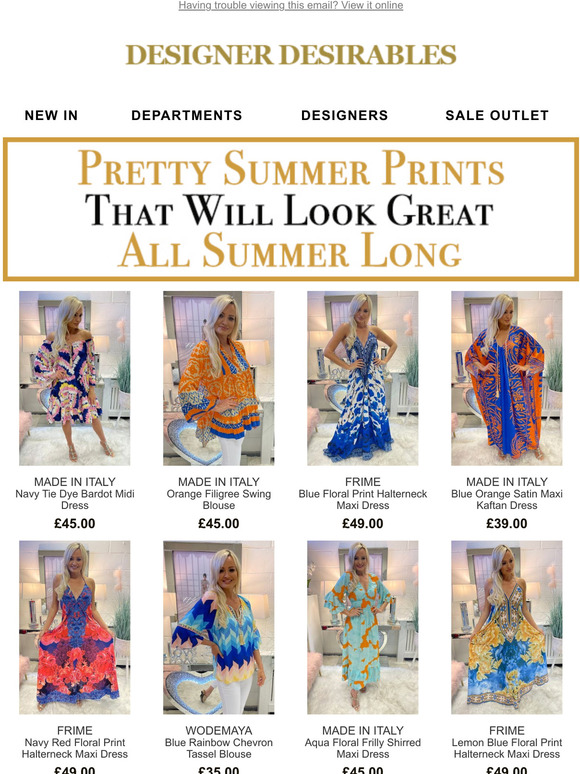 Designer Desirables: 💖NEW Pretty Summer Prints That You Need In Your ...