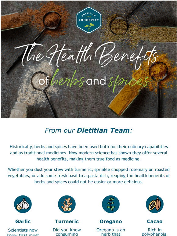 Nutrition for Longevity: The Nutrition of Spices: What You Didn't Know ...