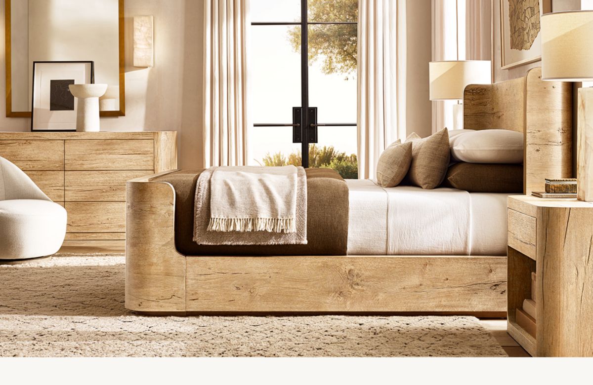 Restoration Hardware: Introducing the Oslo Collection in Aged Oak from RH Contemporary | Milled
