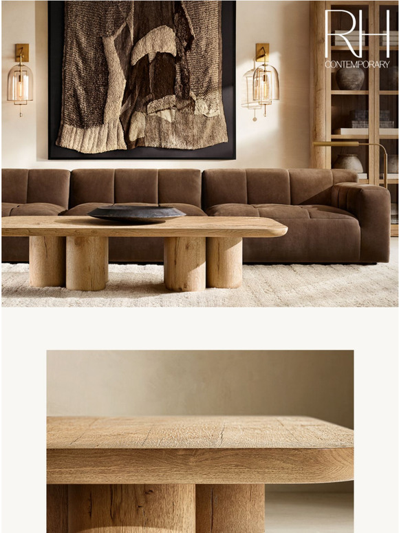 Restoration Hardware: Introducing the Oslo Collection in Aged Oak from ...