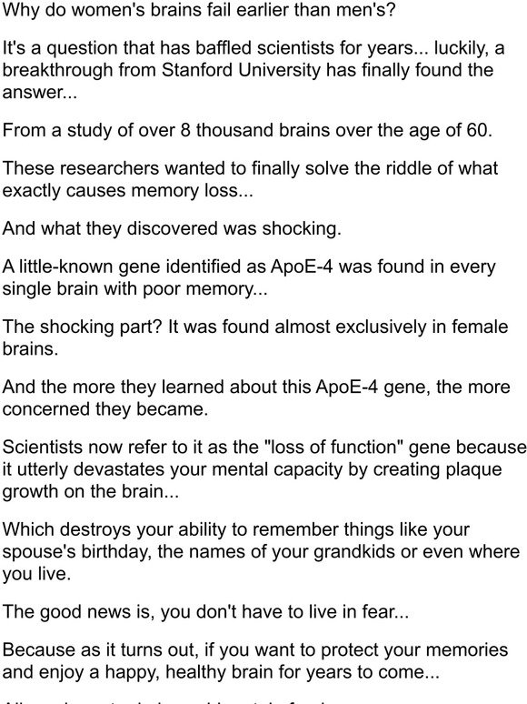 DeRose Health: NASA Doctor’s #1 Memory Loss Breakthrough | Milled