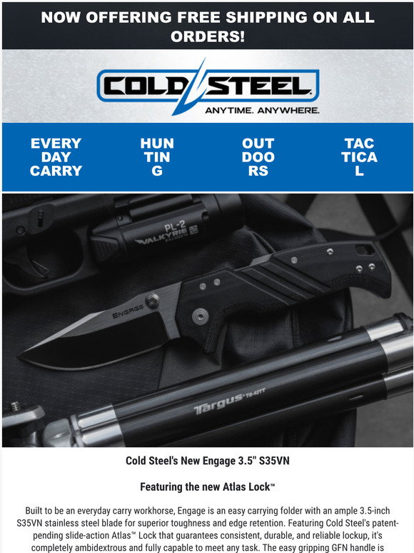 Cold Steel: New Engage Folder | Cold Steel | Milled