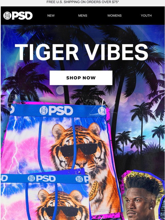 PSD Underwear: Tiger Vibes | Milled