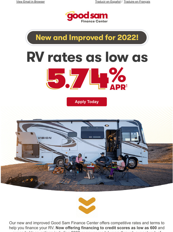 Good Sam: Apply By June 30, 2022 For Rates As Low As 5.74% APR | Milled