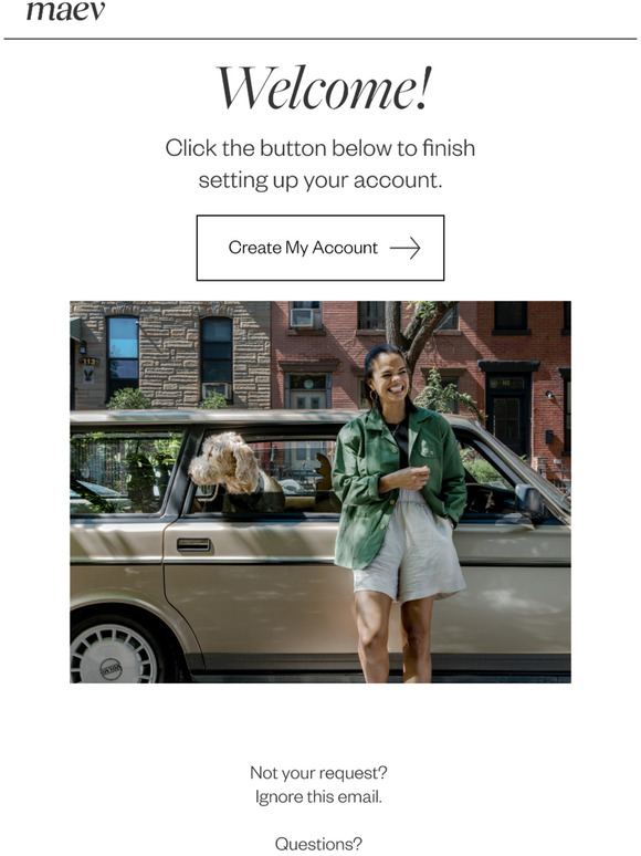 Maev: Verify your email for Maev | Milled