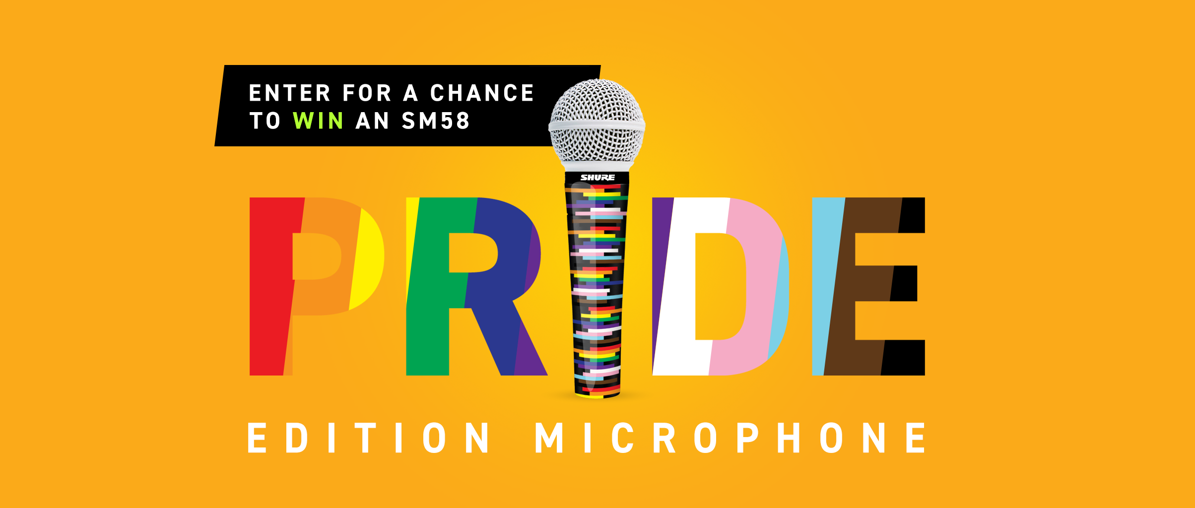 Shure: Win a Pride Edition SM58 Microphone! | Milled