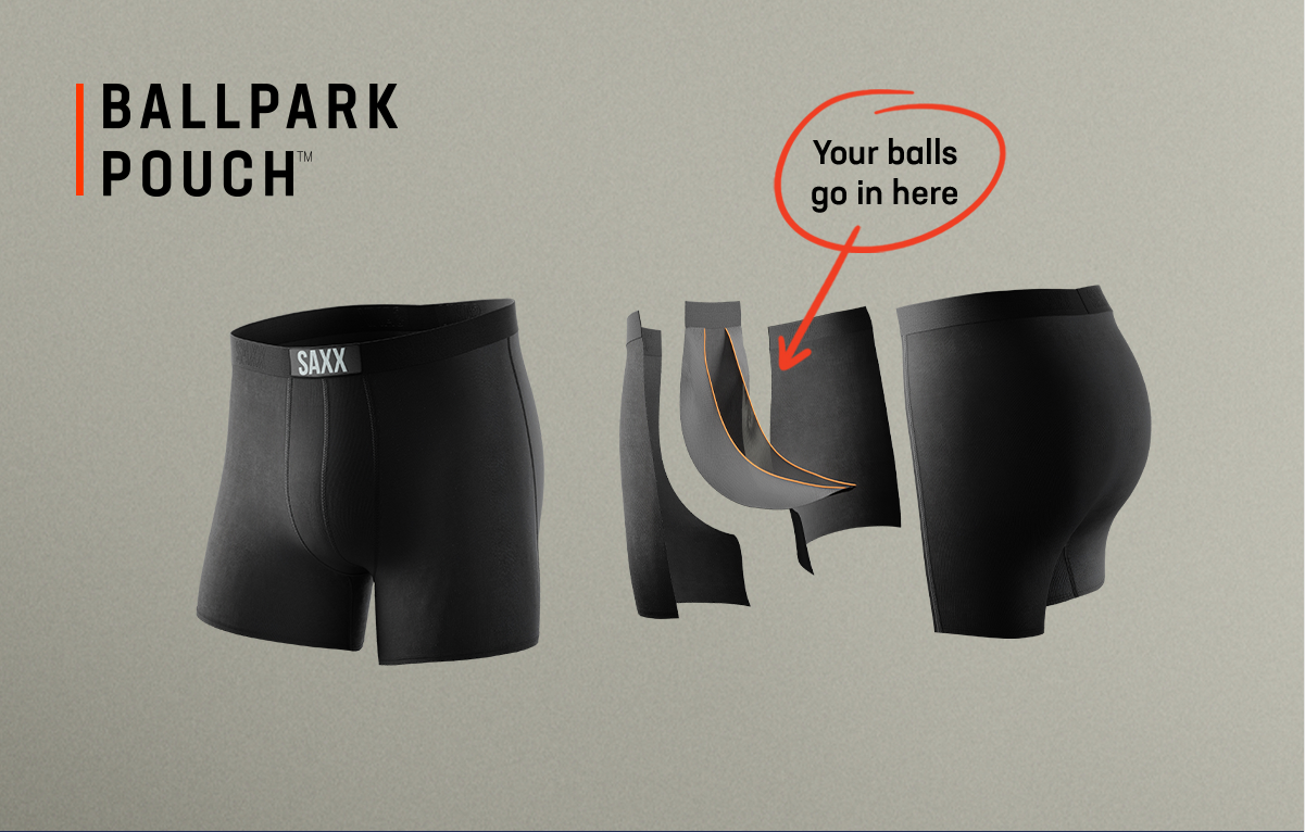 SAXX: Red, white, and the BallPark Pouch™ | Milled