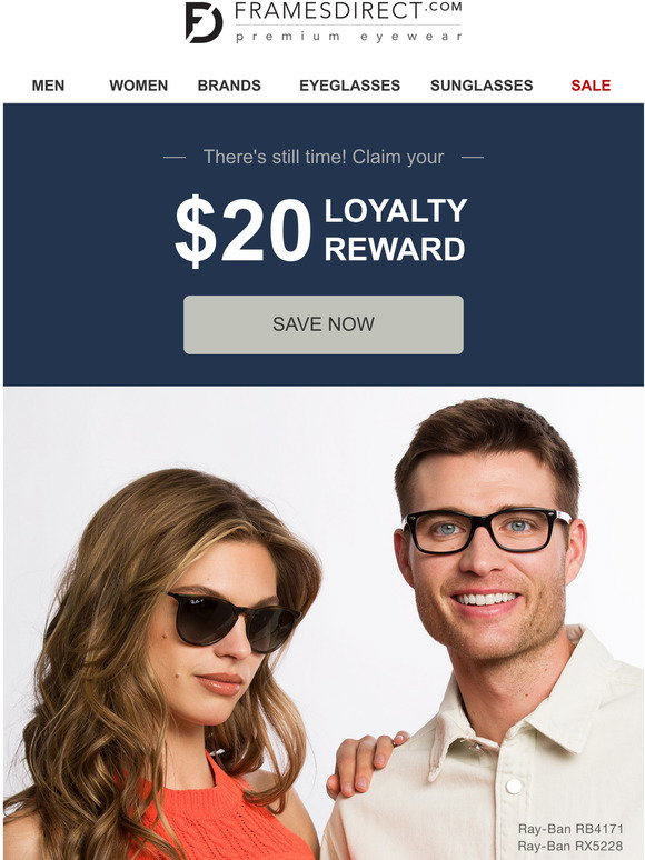 Frames Direct: There's still time to apply your loyalty reward to new ...