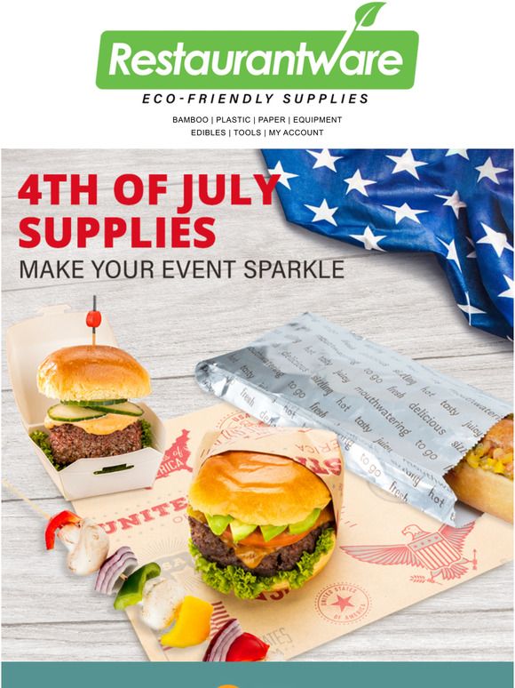 restaurantware.com: Independence Day Is Coming! Shop Red, White, & Blue ...