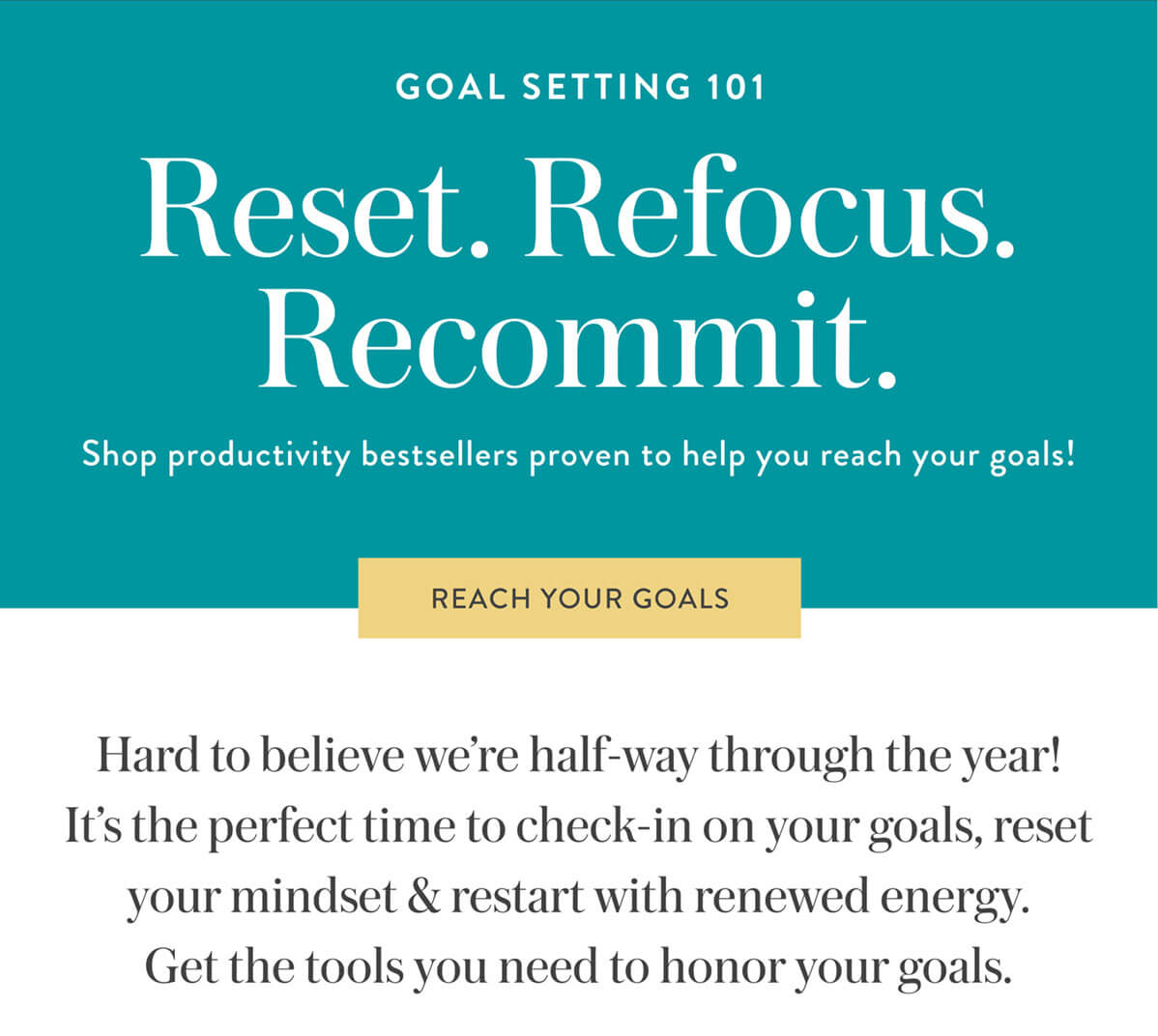 Erin Condren: Tips & Tools to Reset & REACH Your Goals | Milled