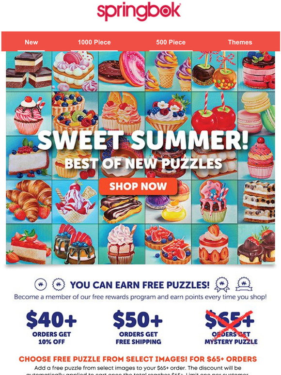 Springbok Puzzles: The Sweetest, Latest Puzzles To Delight You | Milled