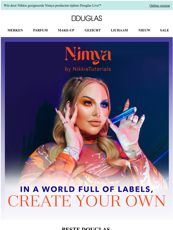 Douglas: NIMYA by NikkieTutorials | Nieuw bij Douglas! | Milled