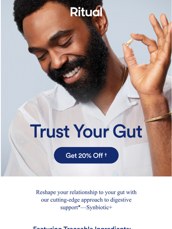 Ritual Email Newsletters: Shop Sales, Discounts, and Coupon Codes